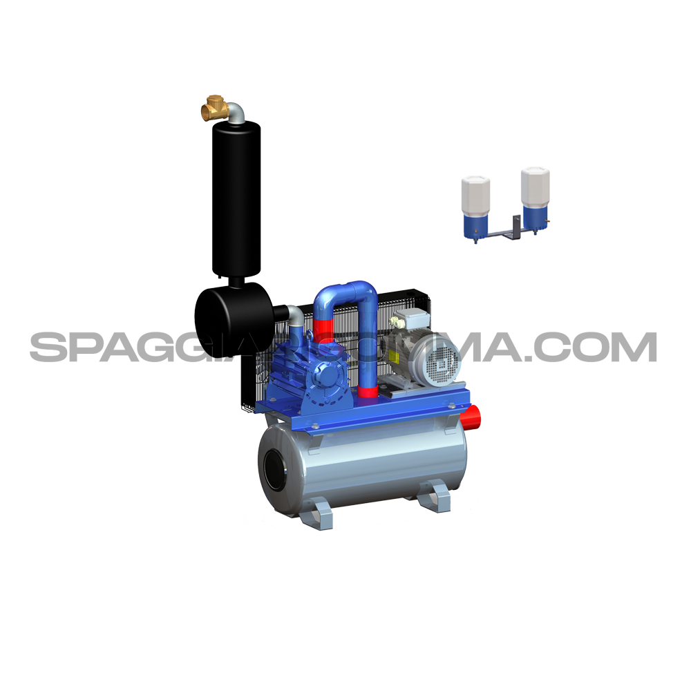 GPV 2200 on 110 lt. tank without electric motor